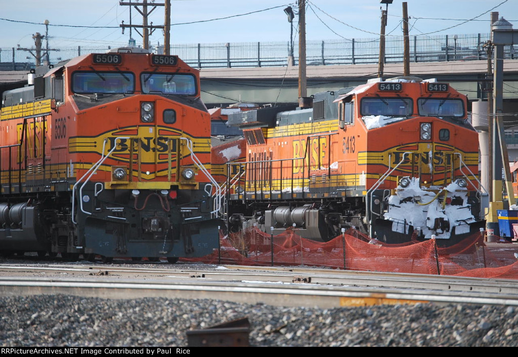BNSF 5413 Arrived Denver After A Stormy Night Run